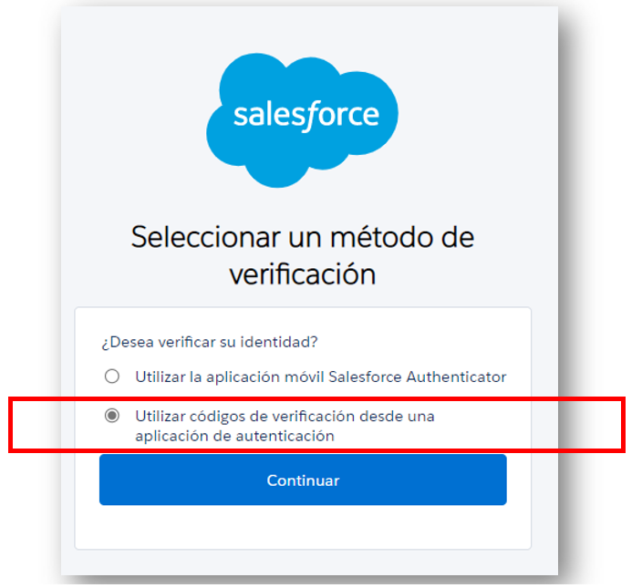Conoce Las / Connais Les TIC - Configurar el MFA de Salesforce con Microsoft Authenticator nuevo